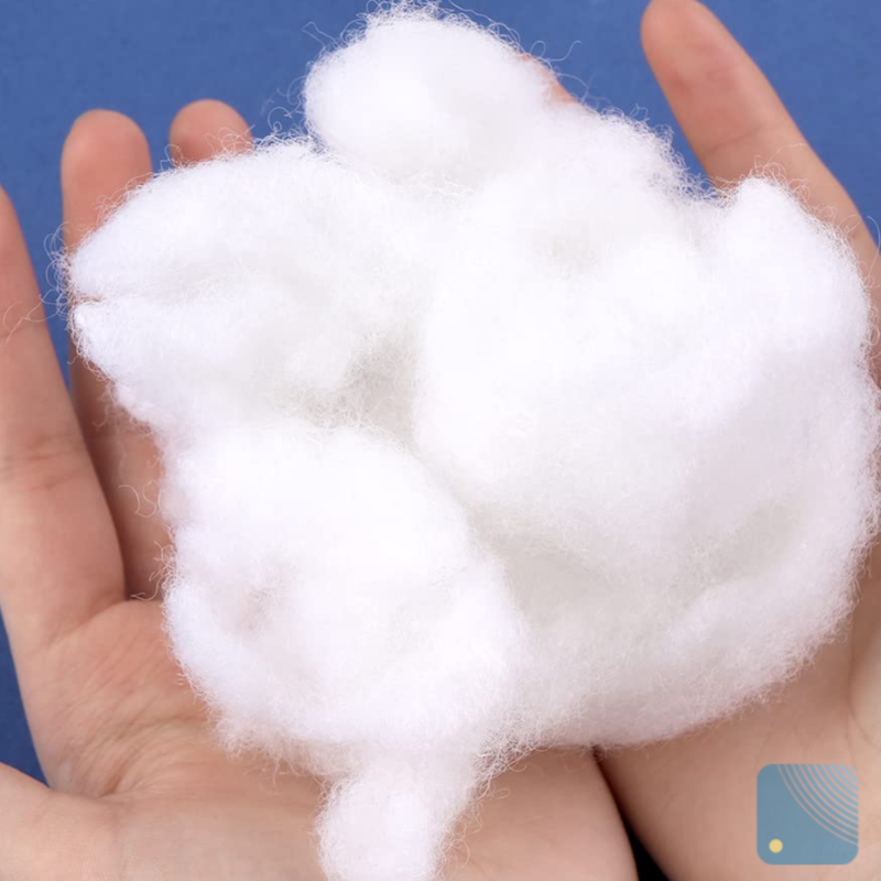 Floco de Poliester Siliconizado 1kg - Portal da Acústica