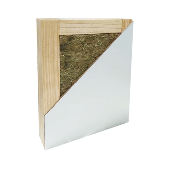 Painel Divisória Isoplan-Fibraroc® UV - 2110 x 1200 x 35 mm - Branco ...