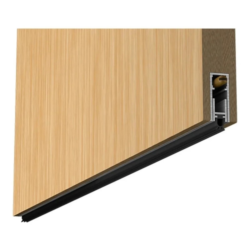 Veda Porta Automático - 920 x 34 x 14 x Alumínio - Portal da Acústica